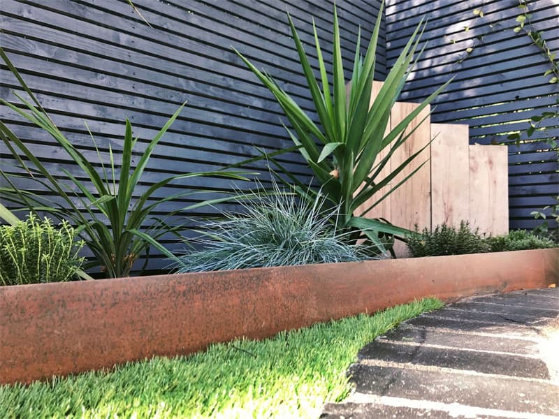 Nature Style corten steel edging For Gardening Articles-Corten Steel Edging